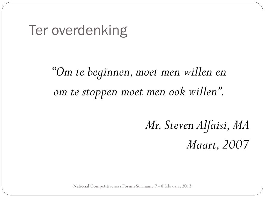 PPT - SOCIAAL - ECONOMISCHE DECENTRALISATIE : EEN FATA MORGANA ...