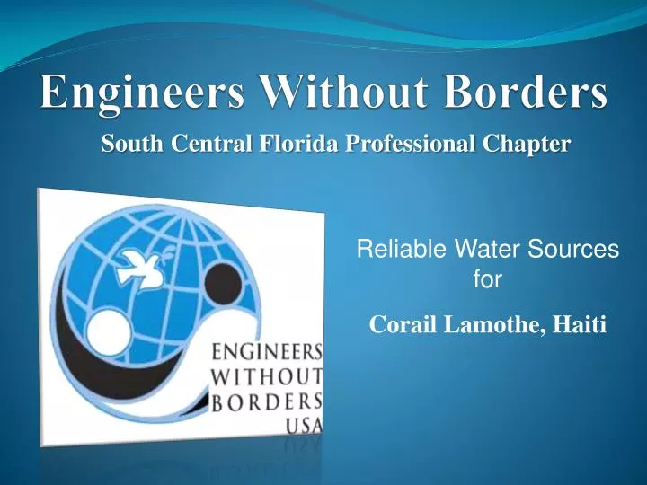 PPT - Engineers Without Borders PowerPoint Presentation, free download - ID:3642855