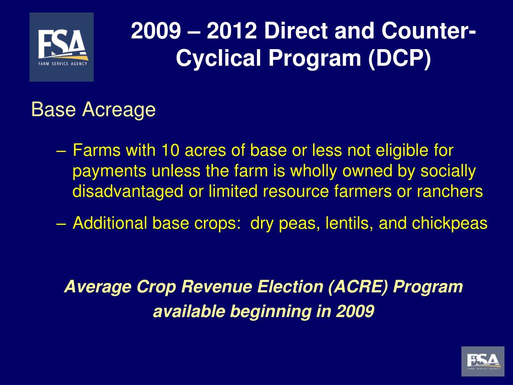 PPT - Food, Conservation, and Energy Act of 2008 (Farm Bill) PowerPoint Presentation - ID:3643235