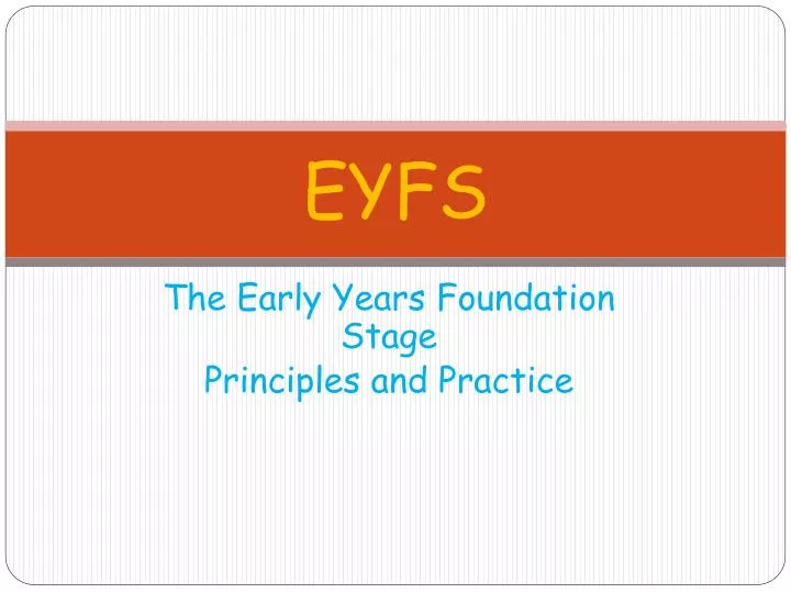 PPT - EYFS PowerPoint Presentation, free download - ID:3643846