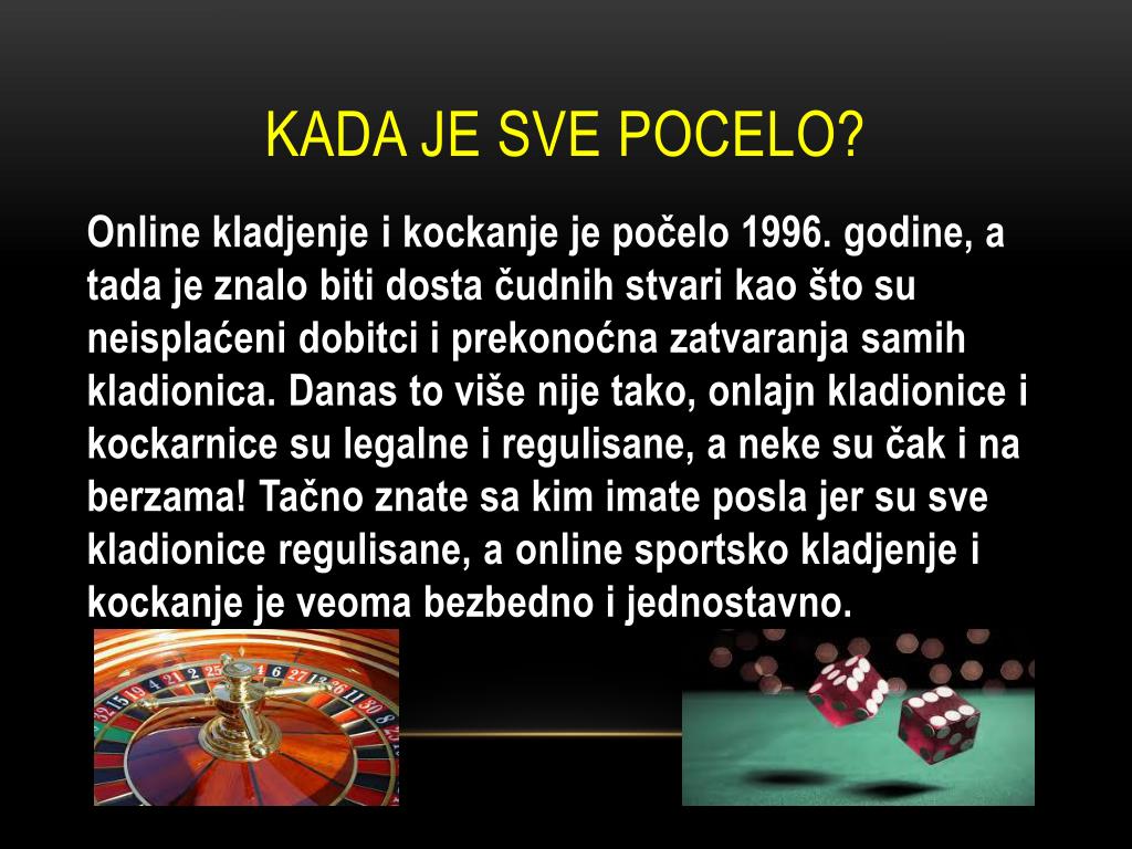 PPT - ONLINE KOCKANJE I KLAĐENJE PowerPoint Presentation, free download ...