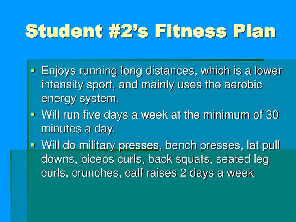 PPT - Anatomy, Physiology, & My Fitness Plan PowerPoint Presentation ...