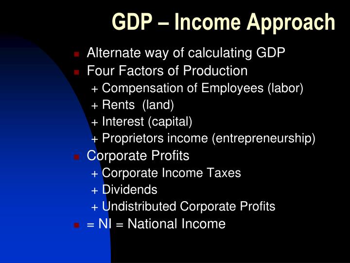 PPT - GDP Expenditure Approach PowerPoint Presentation - ID:3644790