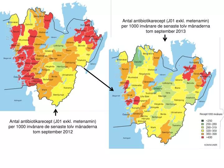 PPT - Antal antibiotikarecept (J01 exkl. metenamin) PowerPoint ...