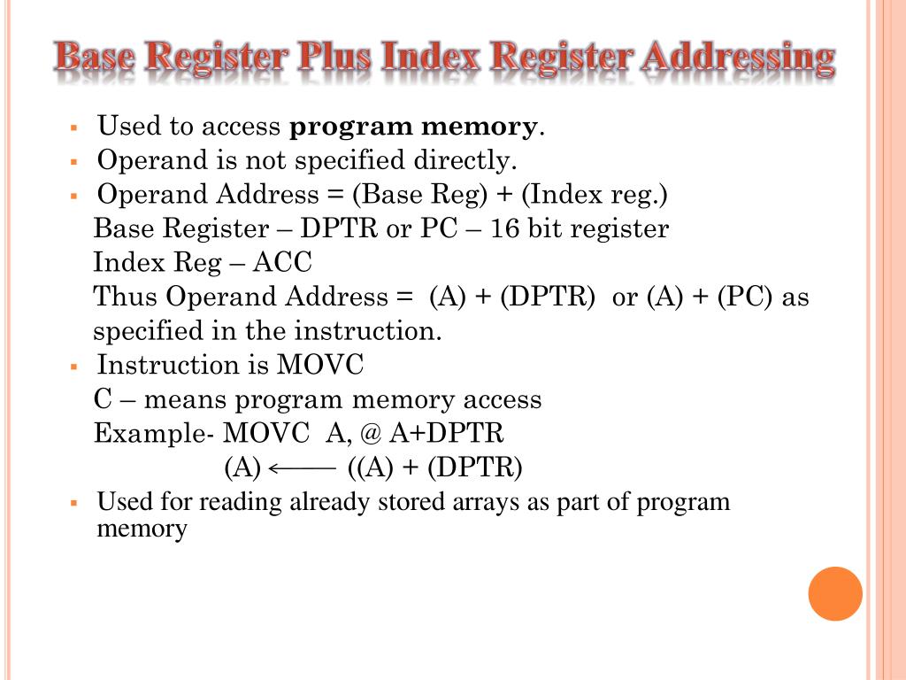 PPT - 8051 Instruction set and Programming PowerPoint Presentation ...