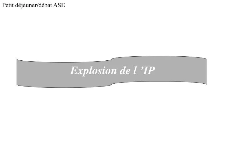 PPT - Explosion de l ’IP PowerPoint Presentation, free download - ID ...