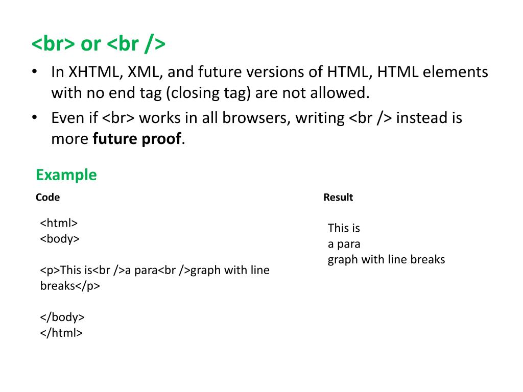 PPT - HTML Line Breaks and HTML Horizontal Rules (Lines) PowerPoint ... PPT - HTML Line Breaks and HTML Horizontal Rules (Lines) PowerPoint ...