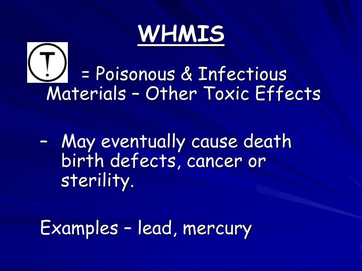 PPT - Chemistry WHMIS and Safety PowerPoint Presentation - ID:3647733