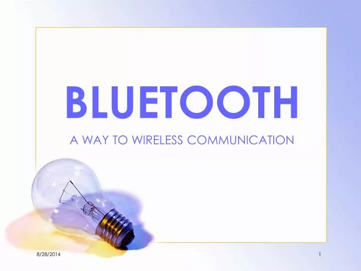 PPT - BLUETOOTH PowerPoint Presentation, free download - ID:3648287