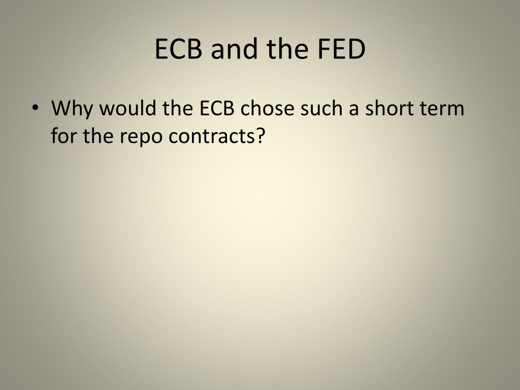PPT - ECB: European Central Bank John-Paul Kivlin Educational use only ...