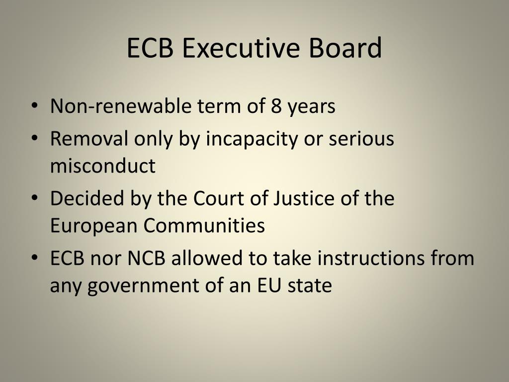PPT - ECB: European Central Bank John-Paul Kivlin Educational use only ...