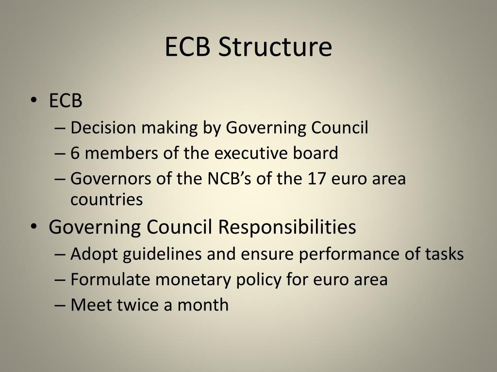 PPT - ECB: European Central Bank John-Paul Kivlin Educational use only ...