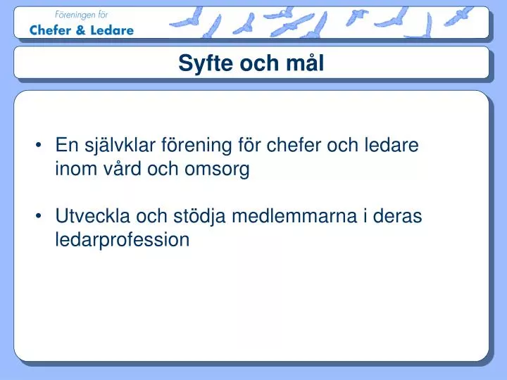 PPT - Syfte och mål PowerPoint Presentation, free download - ID:3650062