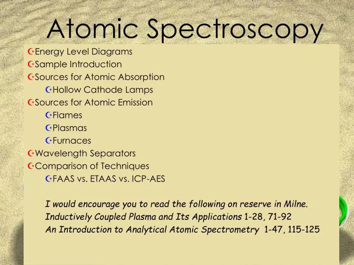 Ppt Atomic Spectroscopy Powerpoint Presentation Free Download Id