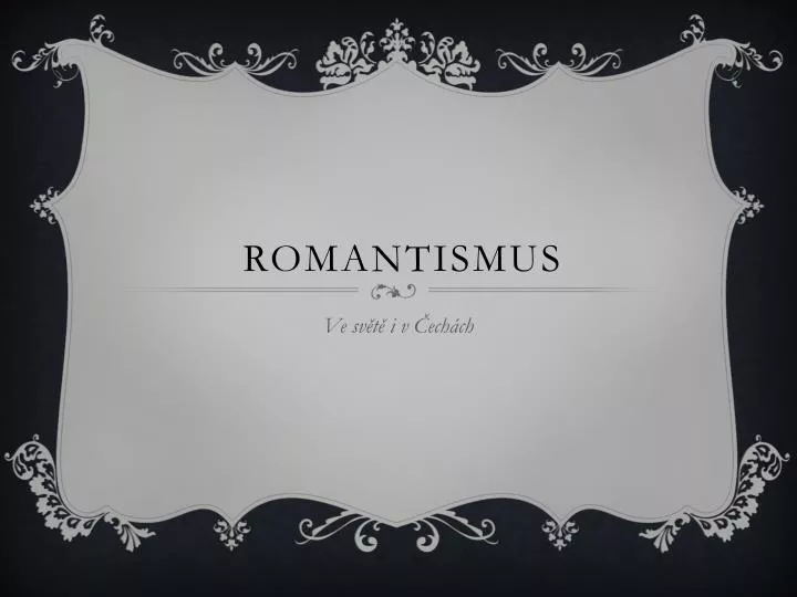 PPT - Romantismus PowerPoint Presentation, free download - ID:3653023