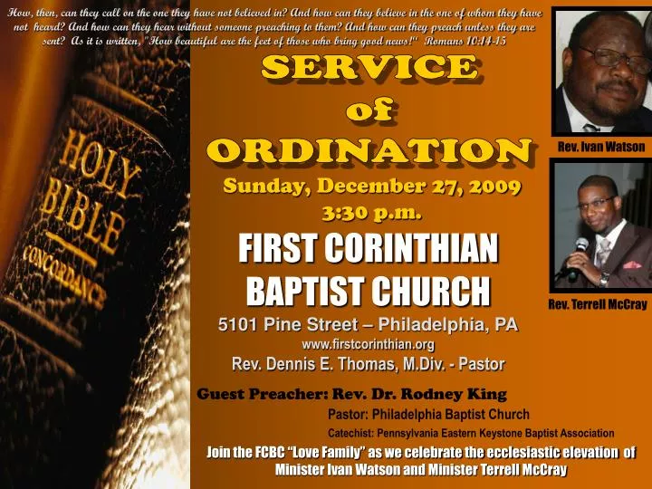 PPT - SERVICE of ORDINATION PowerPoint Presentation, free download - ID ...