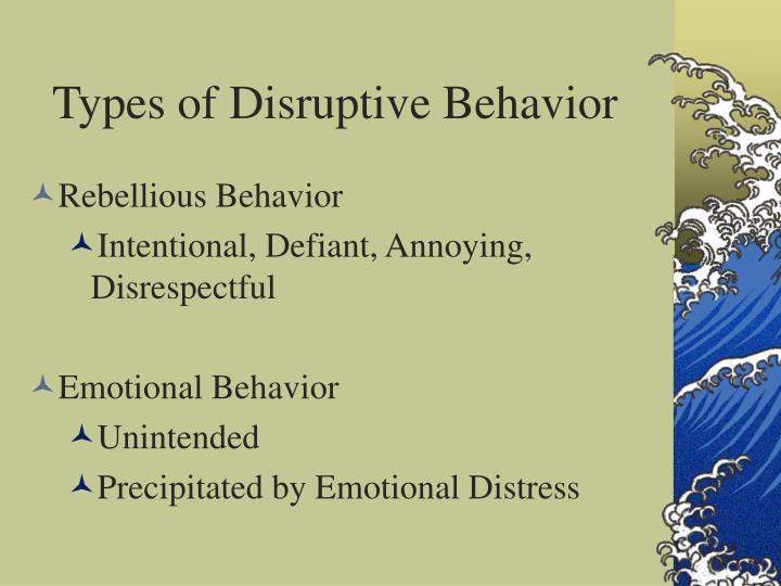 PPT - Disruptive Behavior in the Classroom PowerPoint Presentation - ID ...