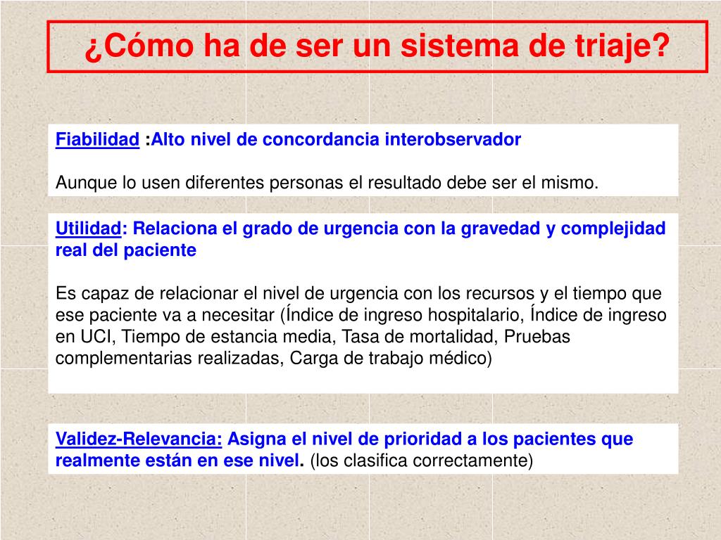 PPT - NUEVO SISTEMA DE TRIAJE EN URGENCIAS DE PEDIATRÍA DEL HOSPITAL DE ...