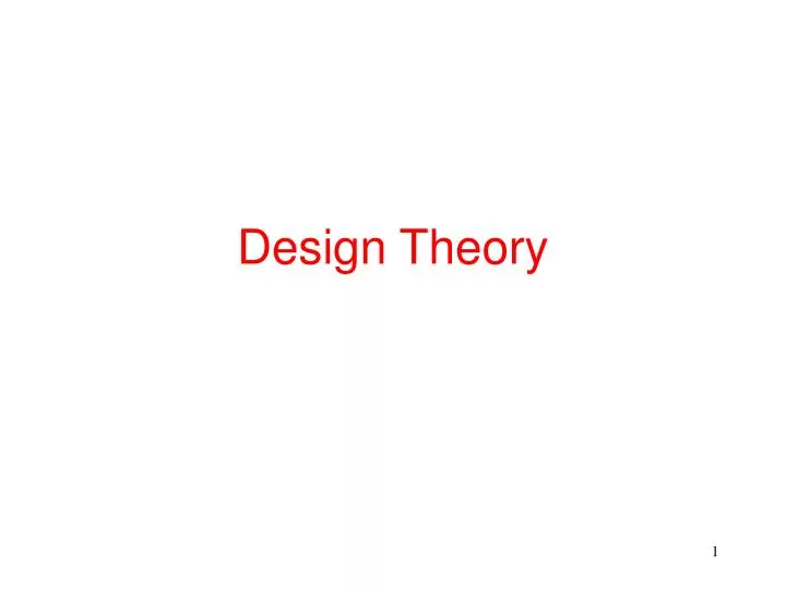PPT - Design Theory PowerPoint Presentation, free download - ID:3656299