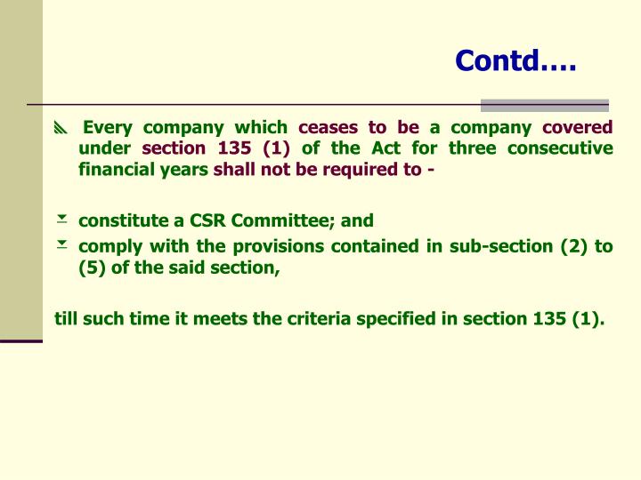 PPT - Provisions of Section 135- Corporate Social Responsibility under ...