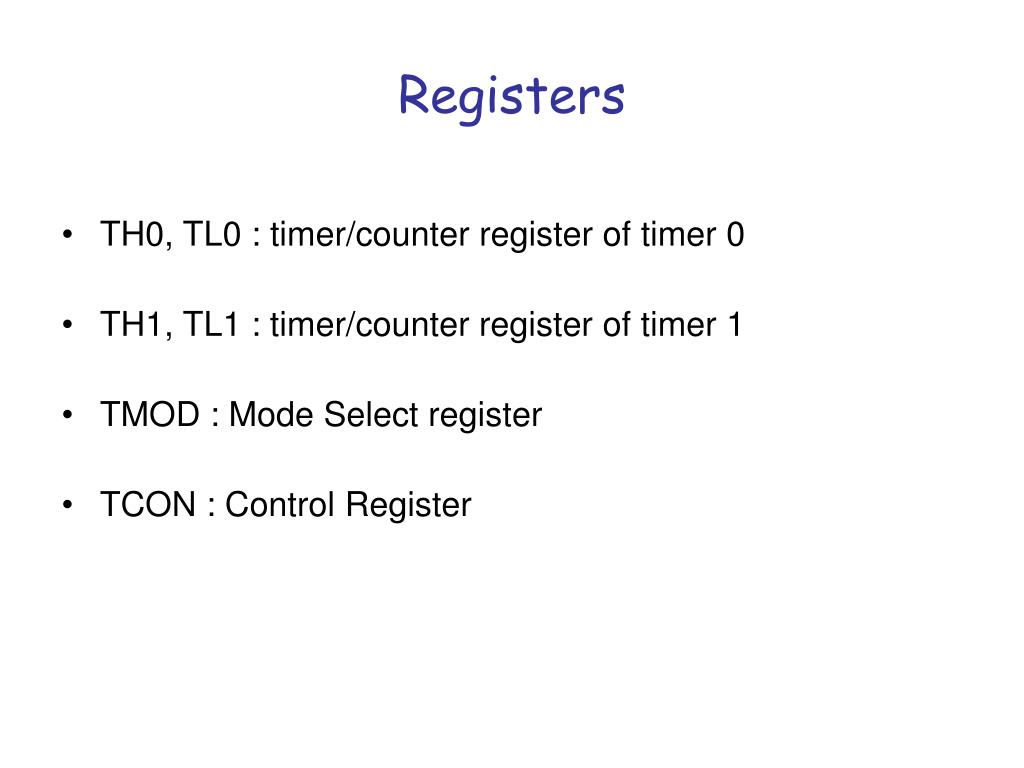 PPT - Timer/Counter Programming PowerPoint Presentation, free download - ID:3656611