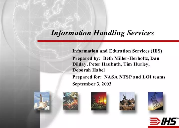 PPT - About IHS PowerPoint Presentation, free download - ID:3656647