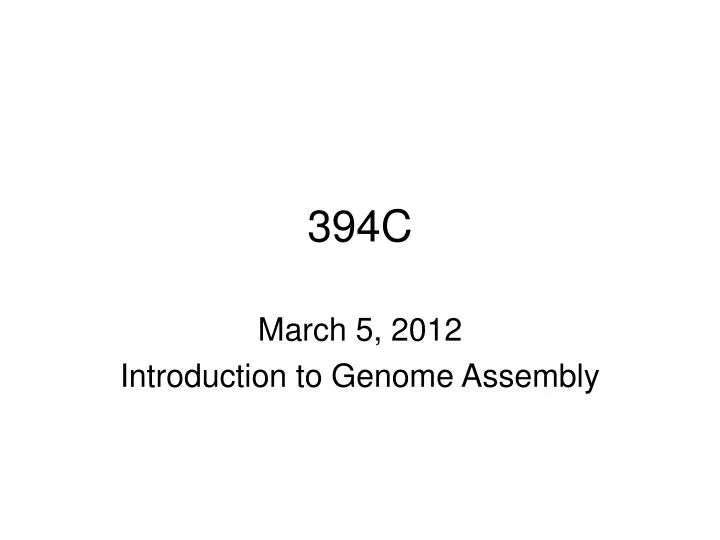 PPT - 394C PowerPoint Presentation, free download - ID:3656665