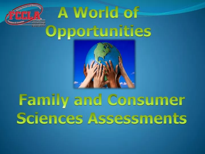 PPT - A World of Opportunities PowerPoint Presentation, free download ...