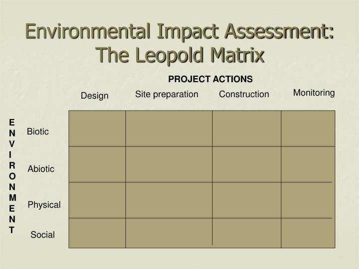 PPT - ENVIRONMENTAL PLANNING PowerPoint Presentation - ID:3657832