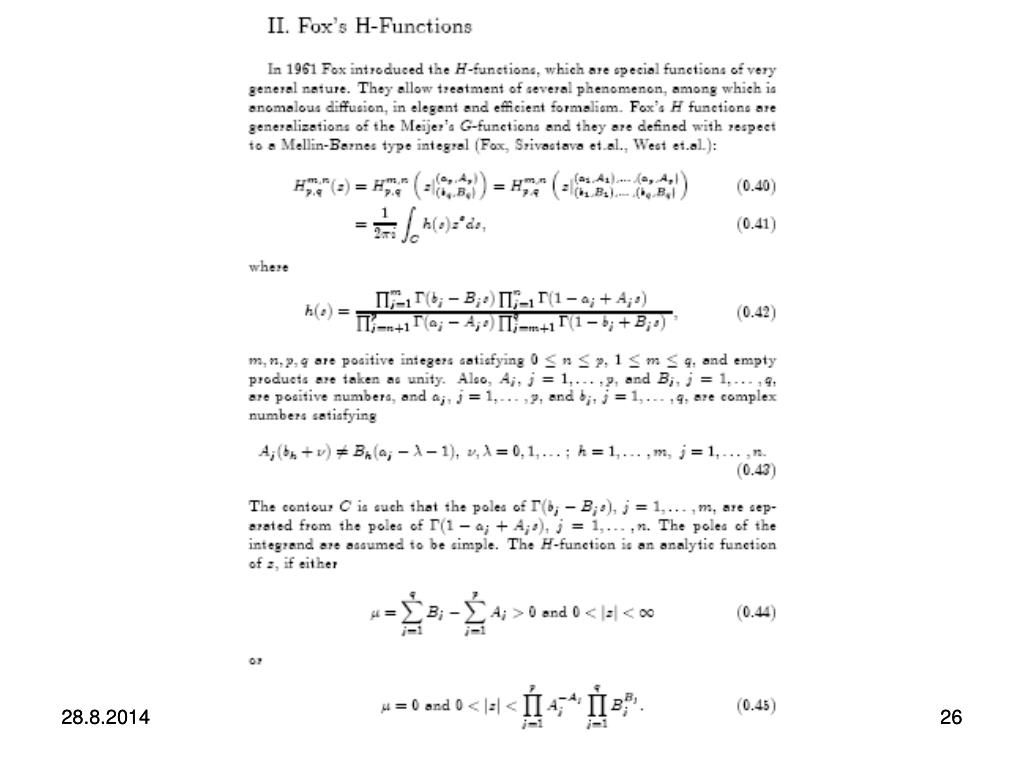 Ppt Fractional Calculus And Its Applications To Science And