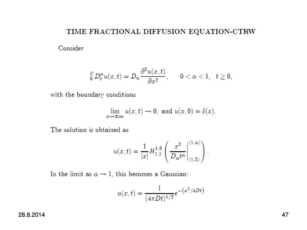 Ppt Fractional Calculus And Its Applications To Science And