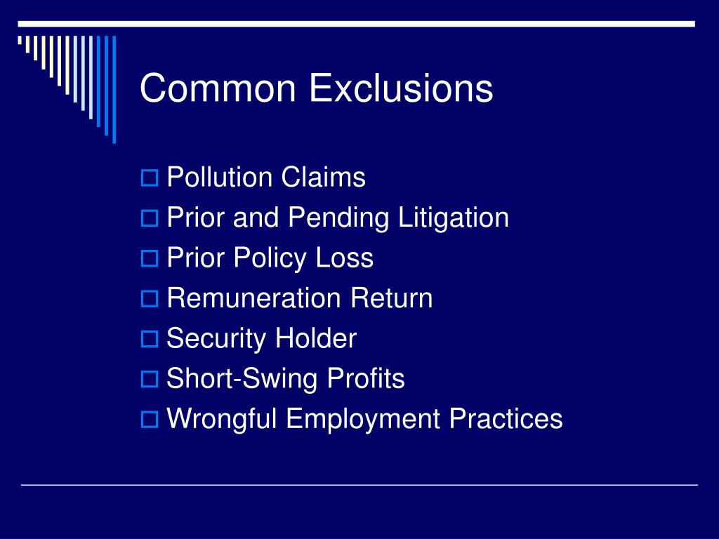 PPT - Directors’ & Officers’ Liability Insurance – The Fundamentals ...