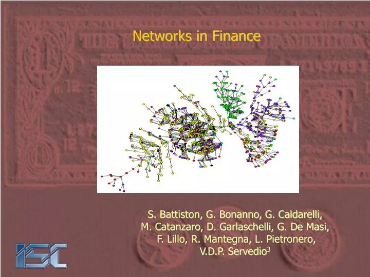 PPT - Networks in Finance PowerPoint Presentation, free download - ID ...