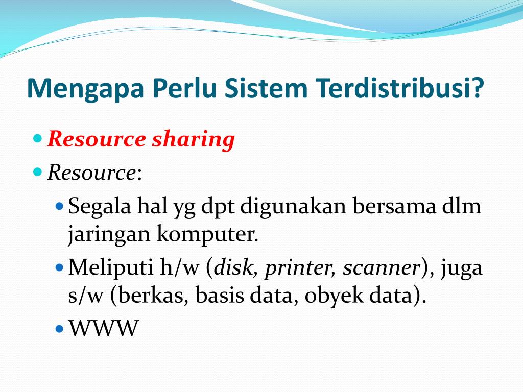 PPT - BAB I Mata Kuliah Sistem Terdistribusi PowerPoint Presentation ...