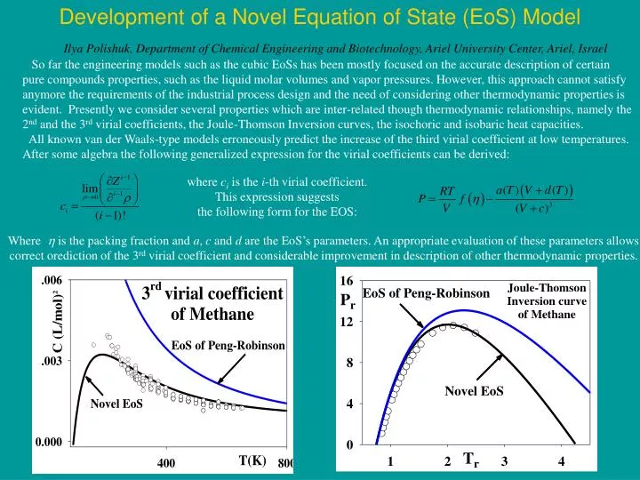 PPT - Development of a Novel Equation of State (EoS) Model PowerPoint ...