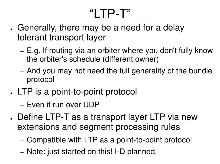 PPT - “LTP-T” PowerPoint Presentation, free download - ID:3662060