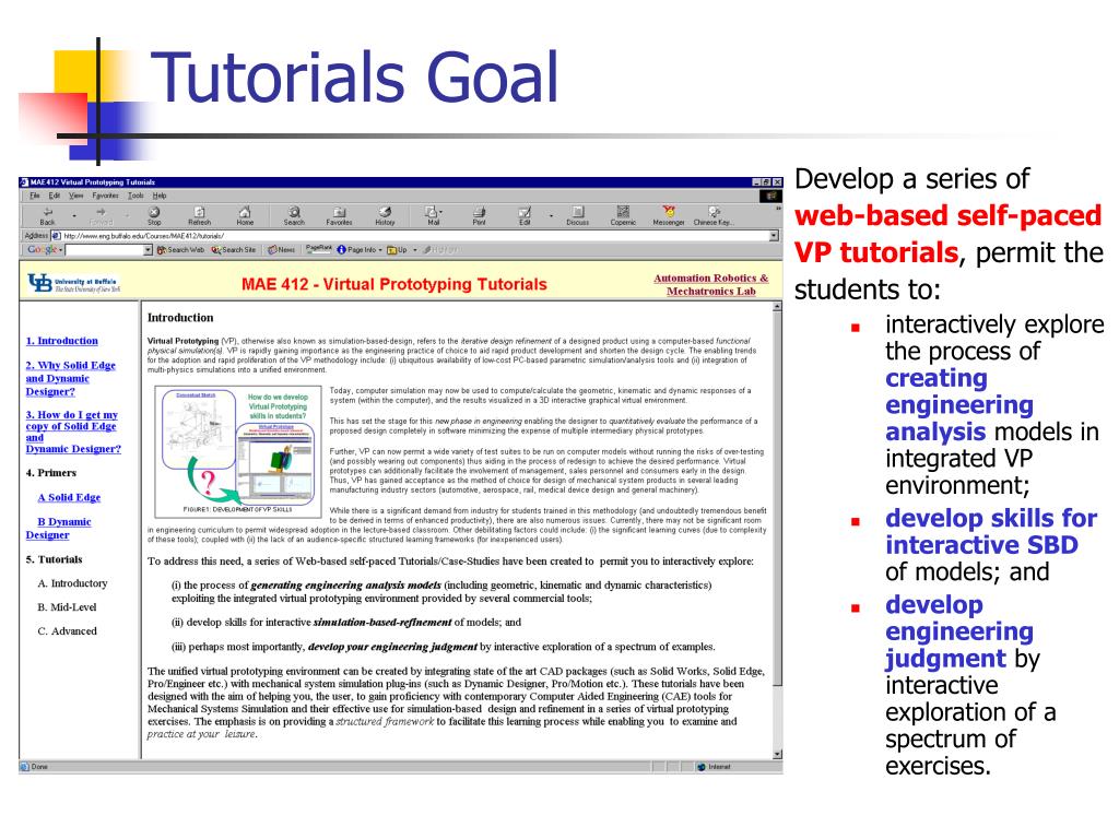 PPT - Web-Based Self-Paced Virtual Prototyping Tutorials PowerPoint ... PPT - Web-Based Self-Paced Virtual Prototyping Tutorials PowerPoint ...