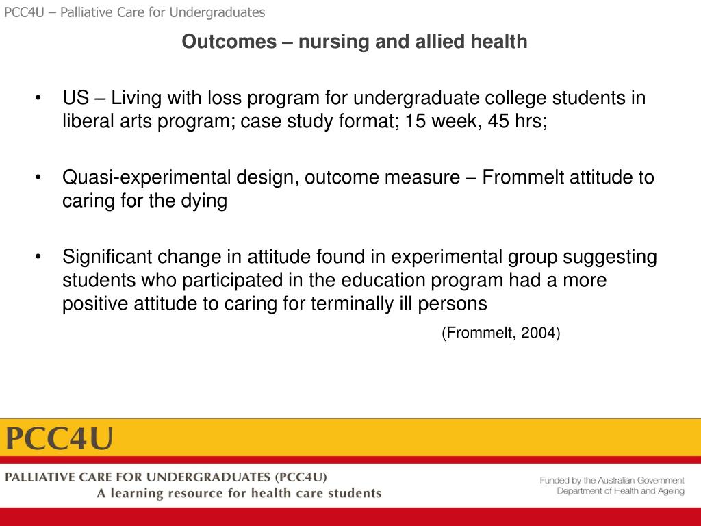 PPT - Teaching and Learning in Palliative Care Professor Patsy Yates ...