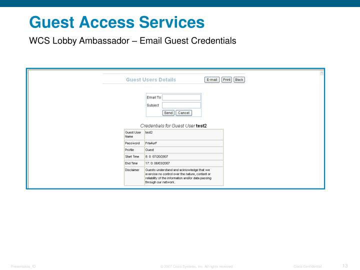 PPT - Guest Access PowerPoint Presentation - ID:3662514