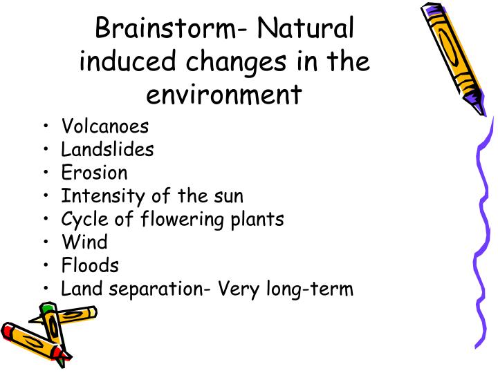 PPT - Environmental changes PowerPoint Presentation - ID:3662807