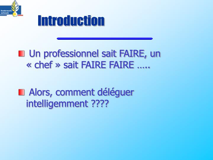 PPT - SAVOIR DELEGUER & CHOISIR SON STYLE DE LEADERSHIP PowerPoint ...