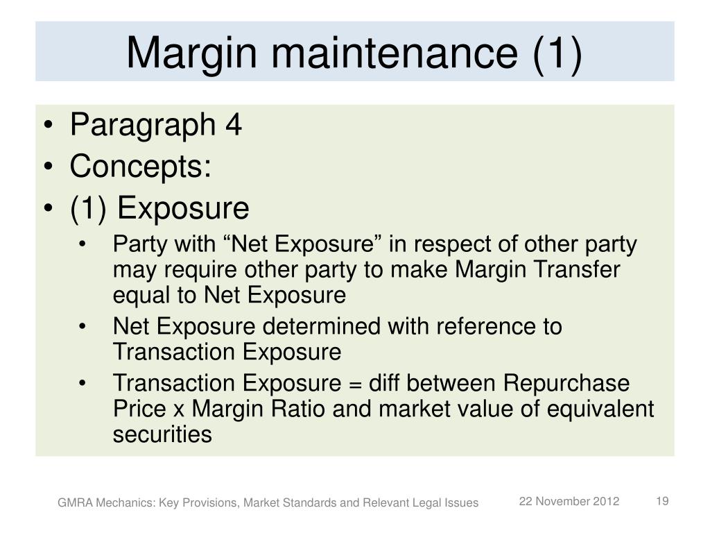 PPT - GMRA Mechanics: Key Provisions, Market Standards and Relevant ...