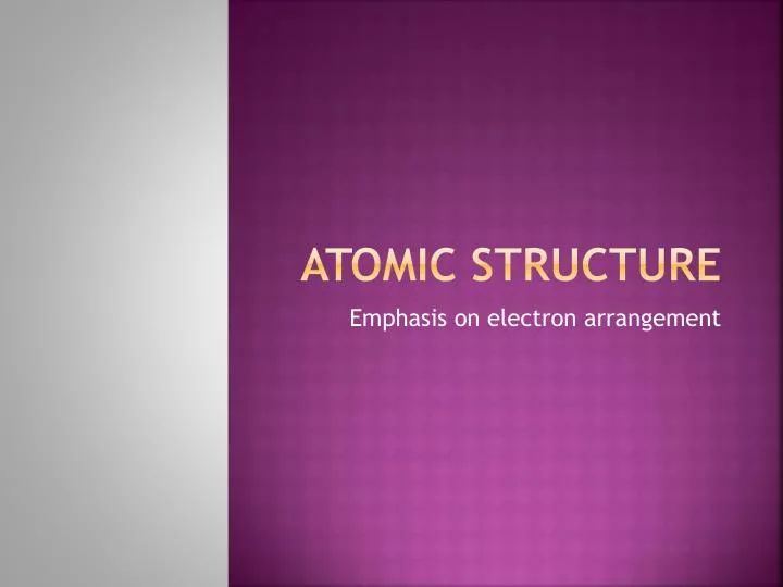 PPT - Atomic Structure PowerPoint Presentation, free download - ID:3663832
