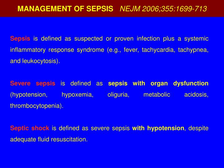 PPT - SEPSIS PowerPoint Presentation - ID:3663943