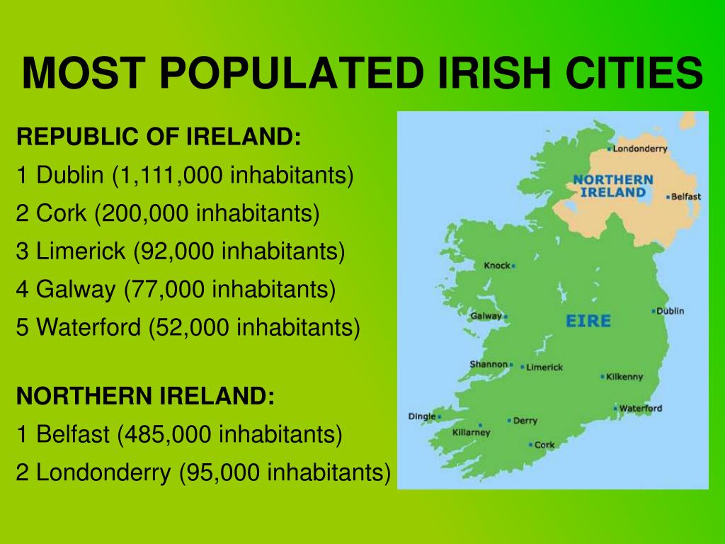 PPT - IRELAND The Emerald Island PEOPLE: AN ISLAND, TWO COUNTRIES ...