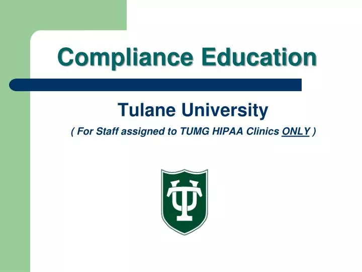 PPT - Compliance Education PowerPoint Presentation, free download - ID ...
