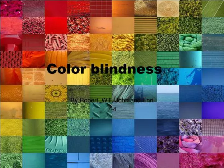 PPT - Color blindness PowerPoint Presentation, free download - ID:3664693