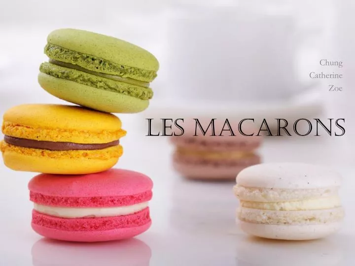 PPT - Les Macarons PowerPoint Presentation, free download - ID:3665379