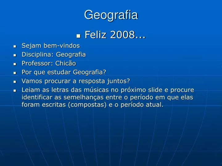 PPT - Geografia PowerPoint Presentation, free download - ID:3666482