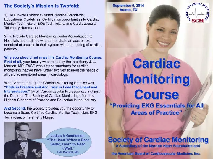 PPT - Cardiac Monitoring Course “Providing EKG Essentials for All Areas ...